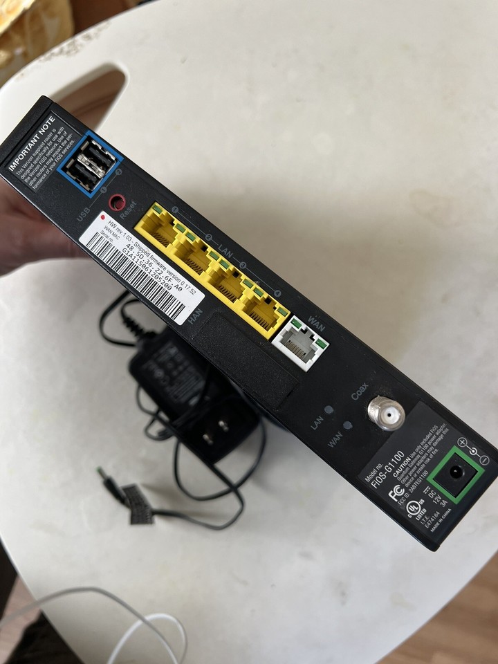 Verizon Router FiOS-G1100 Dual Band W/AC &Cat 5E | eBay