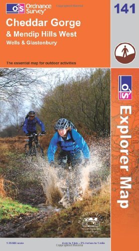 Cheddar Gorge and Mendip Hills West (OS ... by Ordnance Survey Sheet ...