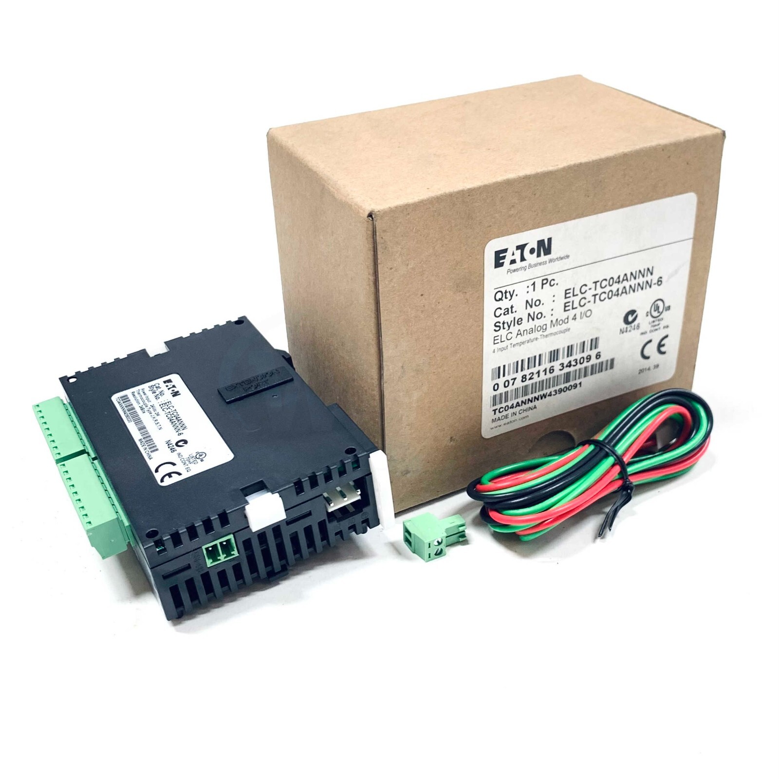 ELC-TC04ANNN Eaton ELC Analog Module 4 Input Temerature-Thermocouple I ...