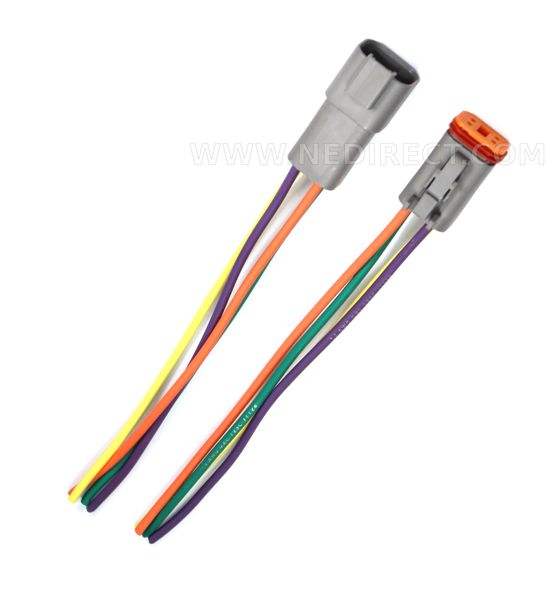 Dtp Wire Connectors 4-Pin Waterproof Connectors With 12 AWG Cable - 2 ...