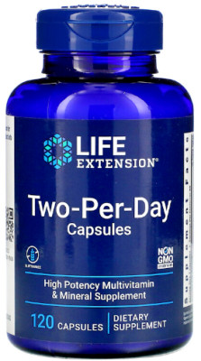 Two-Per-Day Life Extension® (120 capsules) - Dietary Supplement | eBay ...