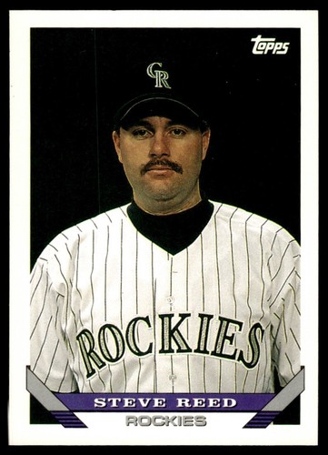 1993 Topps #461 Steve Reed Rookie Colorado Rockies | eBay