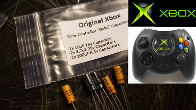 Original Xbox DUKE Controller Capacitor Replacement Kit | eBay