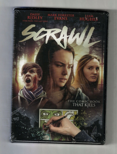 SEALED NEW DVD: SCRAWL Liam Hughes Daisy Ridley Comic Book Sci-Fi ...