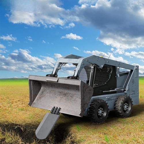 Quick Spade Combo - Digging Spade Bucket Attachment for skid steer ...