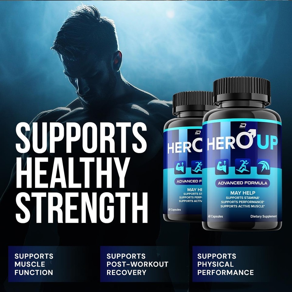 (2 Pack) Hero Up for Men Capsules – HeroUp Vitamin Complex Pills ...