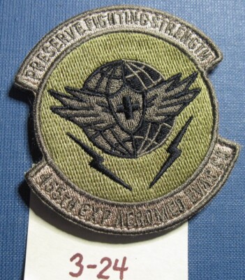 USAF AIR FORCE Patch 455th EXPEDITIONARY AEROMED EVAC SQUADRON Hook ...