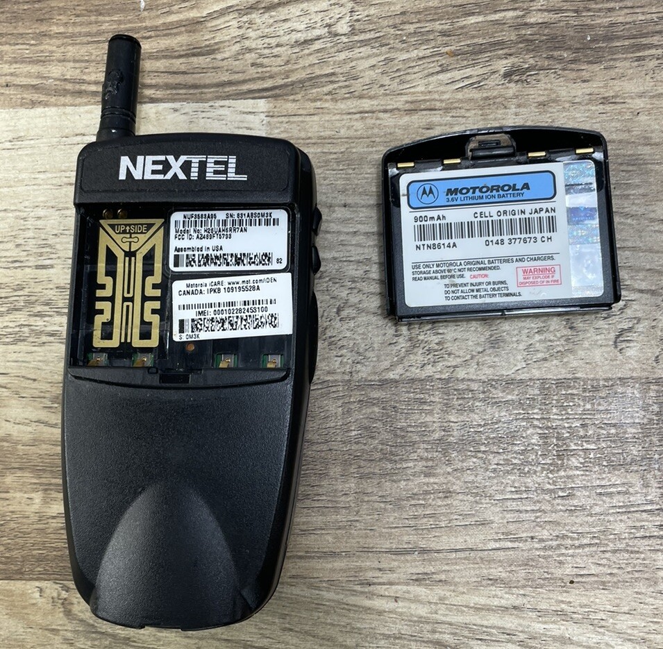 Motorola i1000 Plus (Nextel) Cell Phone iDen PTT - Black | eBay