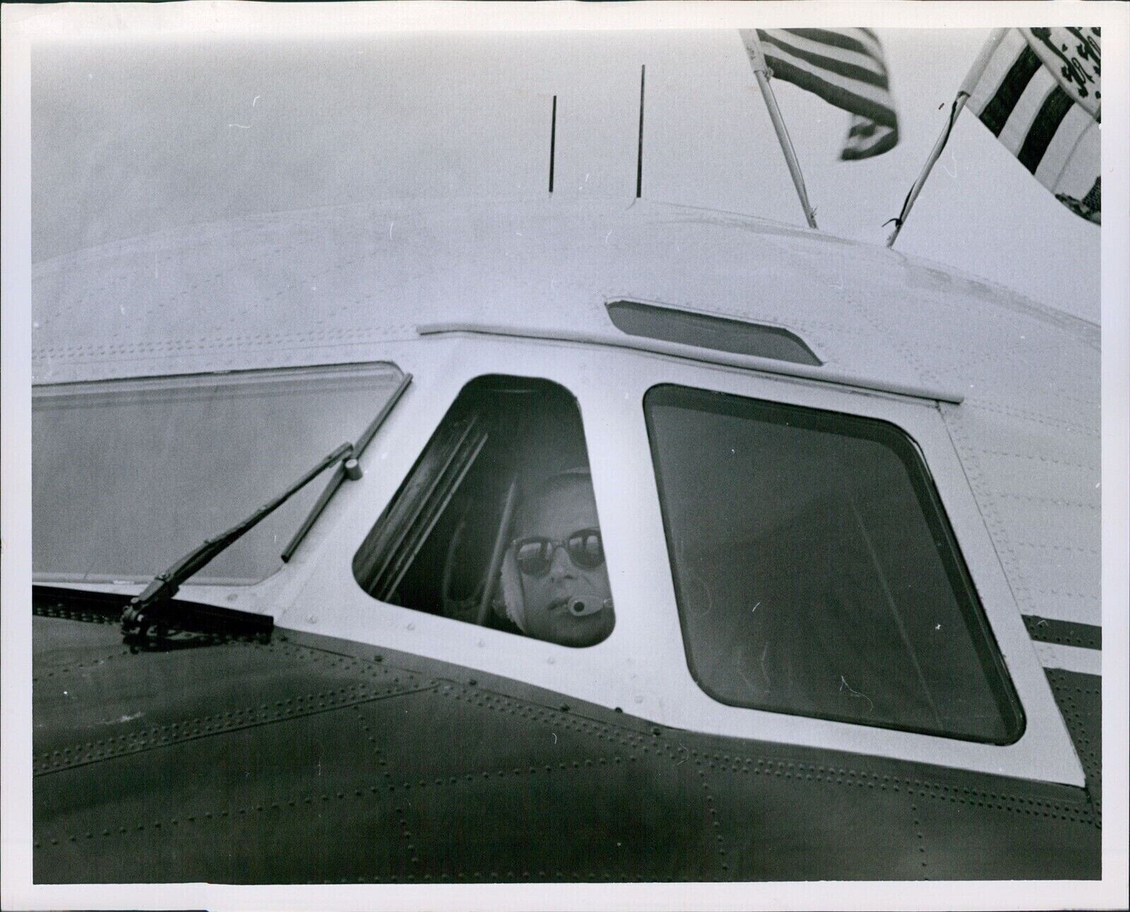 1966 Prince Philip Duke Of Edinburgh Pilot In Airplane Royalty 8X10 ...