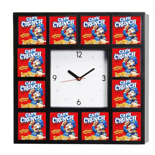 Captain Cap'n Crunch Advertising Promo Diner Clock with 12 pictures ...