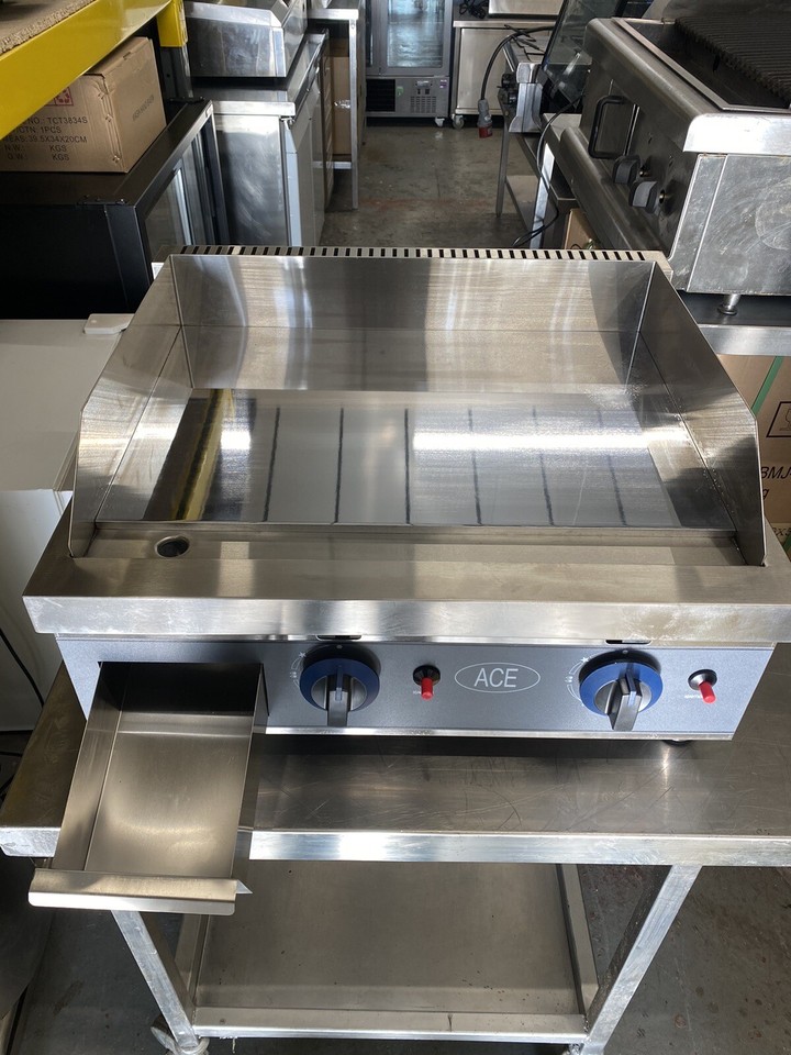 *NEW* Ace Commercial Chrome Top Flat Grill / Griddle Natural Gas | eBay UK
