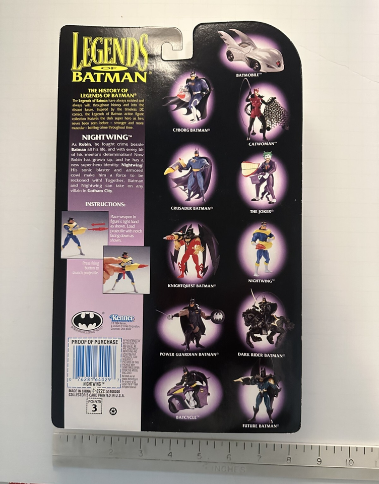 1994 Kenner Legends Of Batman NightWing Vintage Figure | eBay