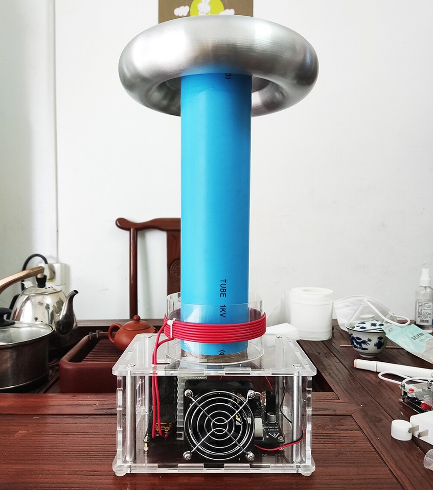 Classic Big Tesla coil Music Solid State Tesla Coil DRSSTC Artificial ...
