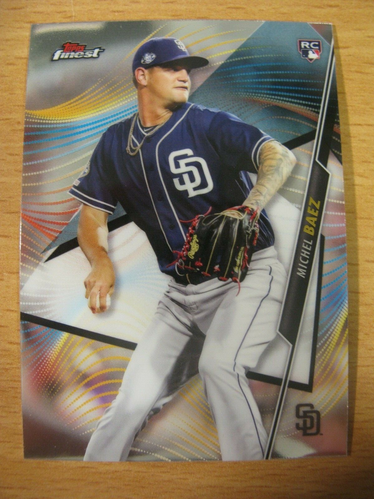 2020 Topps Finest Michael Baez #92 Rookie San Diego Padres | eBay