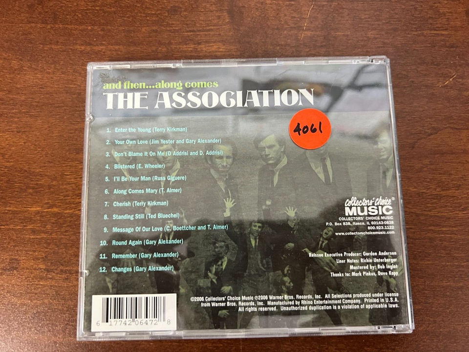 And Then...Along Comes the Association (CD, 2006, Collectors Choice ...