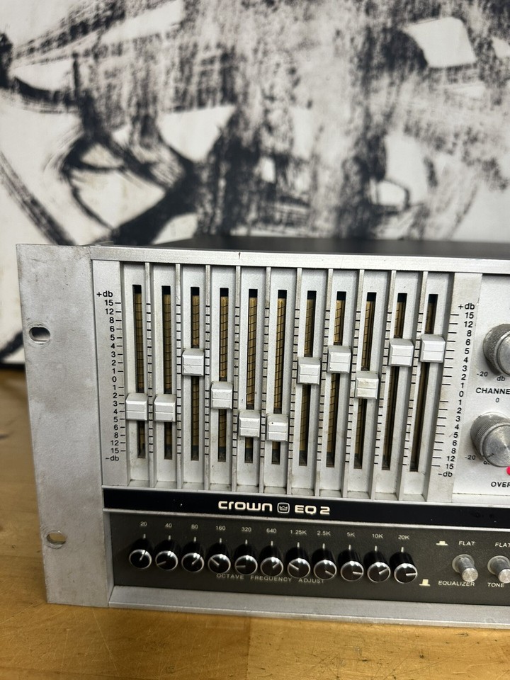 Crown EQ2 Audiophile Hifi Stereo 11 Band Graphic Frequency Synergistic Equalizer | eBay