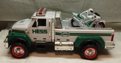 2011 Hess Express Gasoline Toy Truck and 2004 Motorcycle 4.25 ...