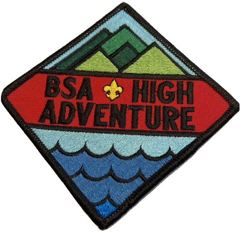 New BSA - High Adventure Collectible Boy Scouts Embroidered Patch ...