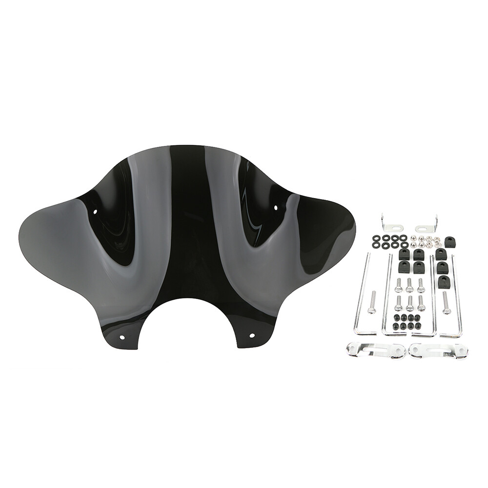 Universal Motorcycle Windshield Windscreen with Mounting Kit For ...