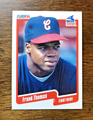 1990 Fleer Update Frank Thomas Rookie Card #U-87 RC White Sox HOF | eBay