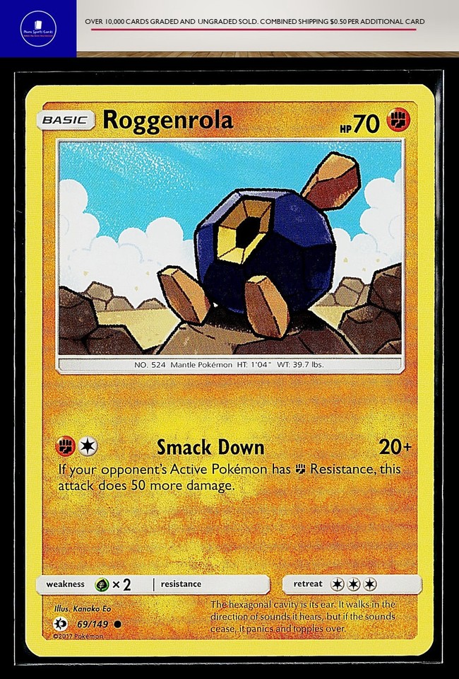 SM Base Set Roggenrola #69/149 Common | eBay