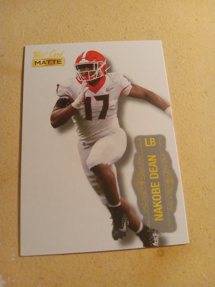 2022 Wild Card Matte Nakobe Dean MB-94 | eBay