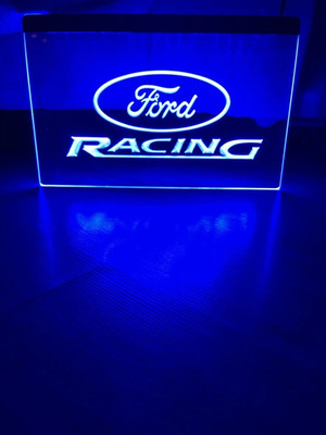 Ford Racing Display LED Neon Light Sign for Car Parts Store Repair ...