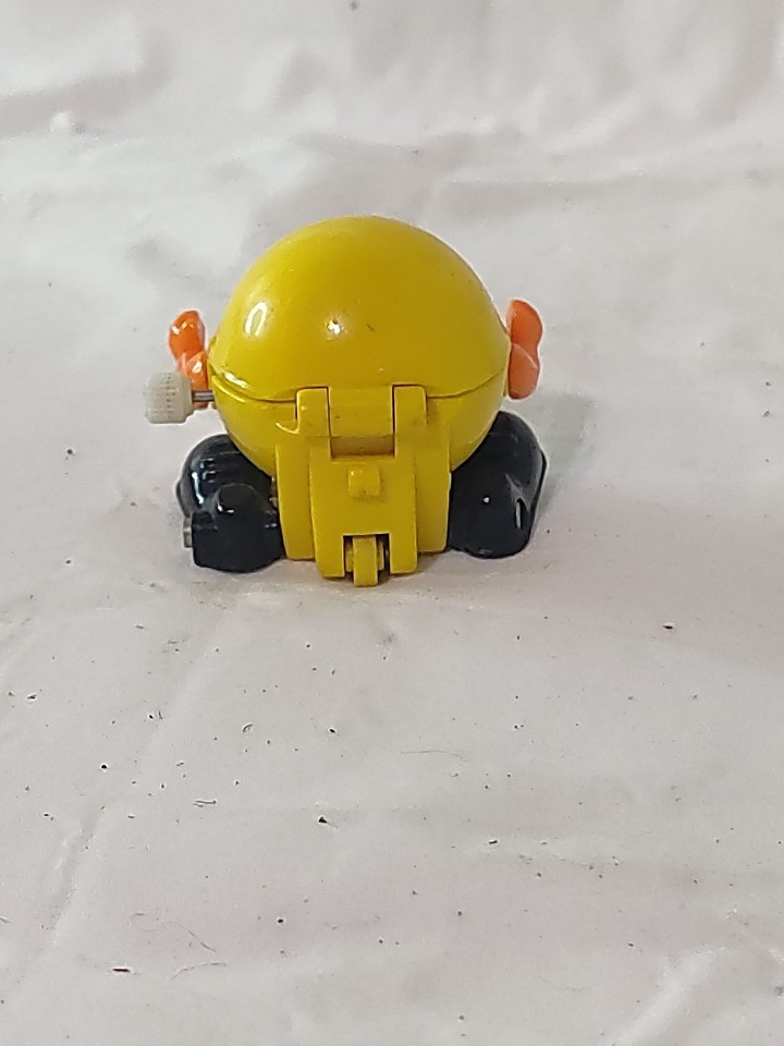 Vintage Pac Man Wind Up Walker W/ Ghost Plastic Toy Works Tomy Chomper ...