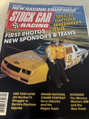 Stock Car Racing Magazine April 1985 Special Daytona Speedweek Issue | eBay