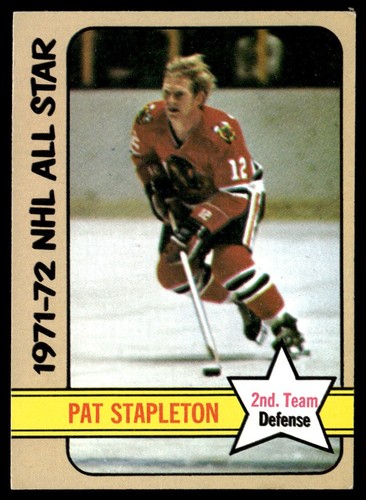1972-73 Topps EX-NM Pat Stapleton Chicago Blackhawks #129 | eBay