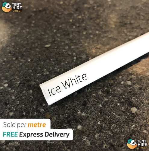 NEW White Motorhome & Caravan Rail PVC Infill Rubber Trim Strip (12mm ...