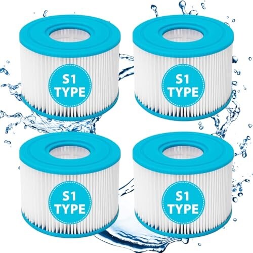 1/4 Pack Type S1 Spa Filters for All Intex PureSpa 28429E, 28403E ...