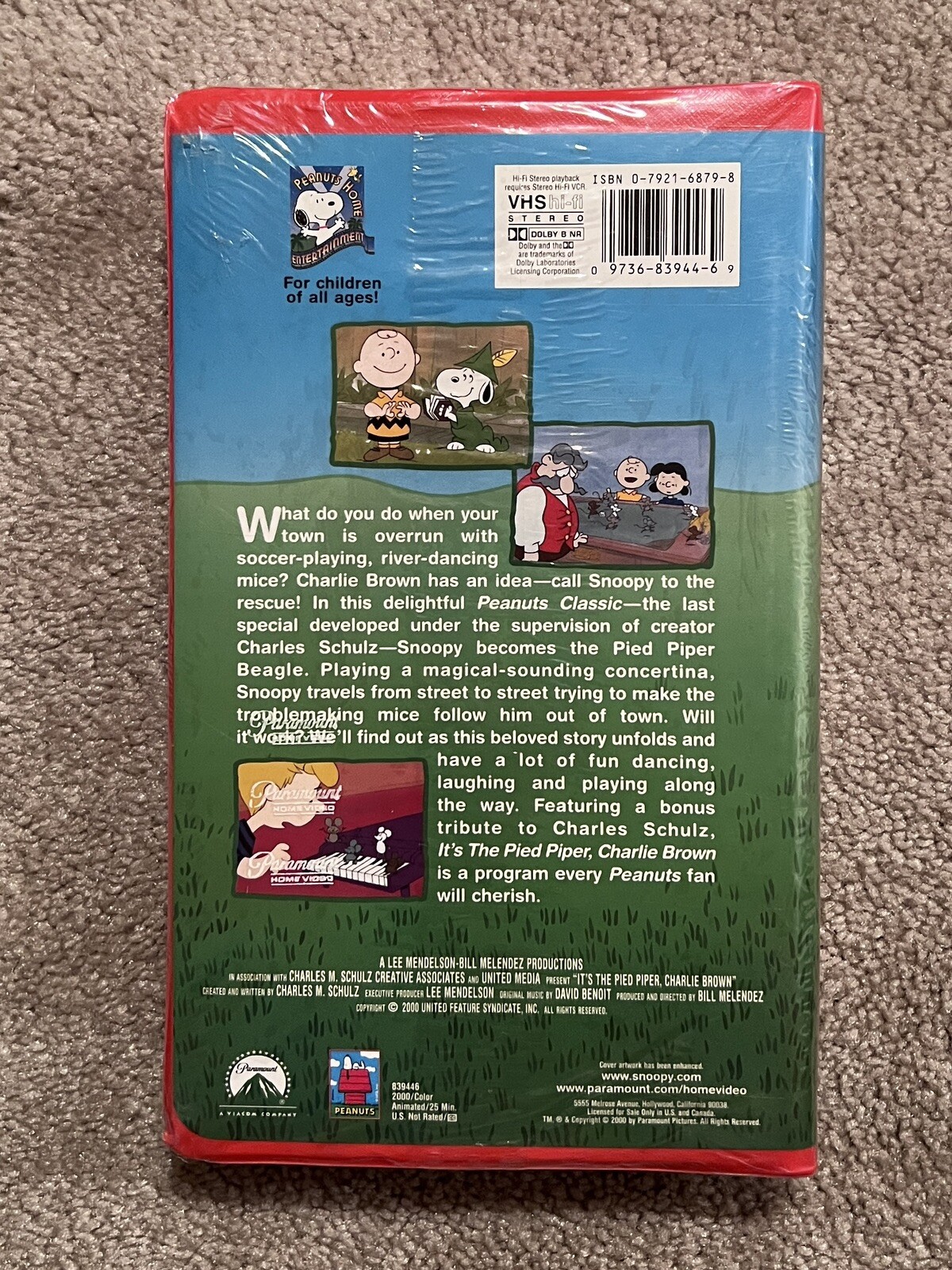 It's the Pied Piper, Charlie Brown (VHS, | Grelly USA