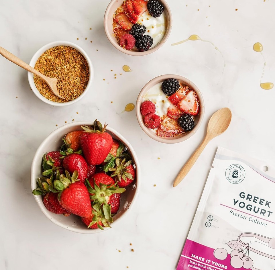 Heirloom Greek Yogurt Starter Culture | 2 Packets for Endless Probiotic ...