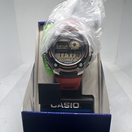 Casio Ae2100w-4av Digital Men's Watch 200 Meter WR Chronograph 5 Alarms ...