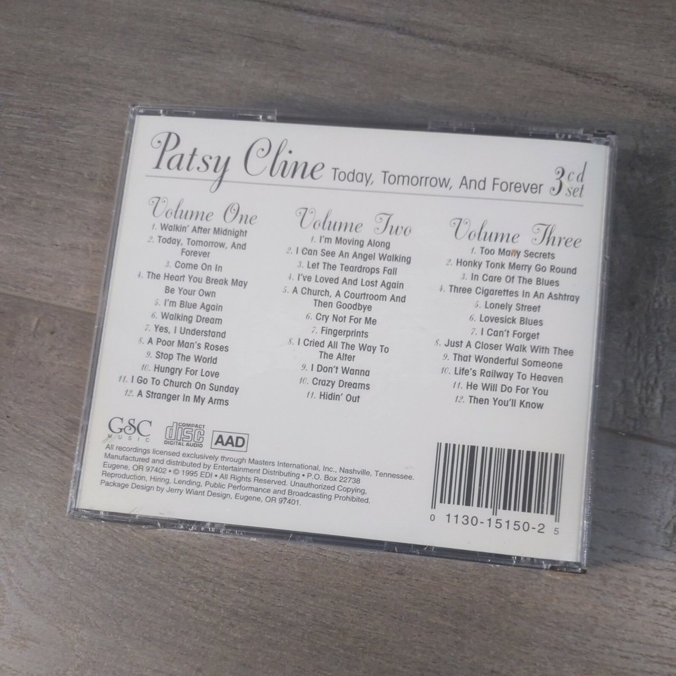 Today, Tomorrow and Forever ~ Patsy Cline ~ Country ~ 3 CD set New sealed | eBay