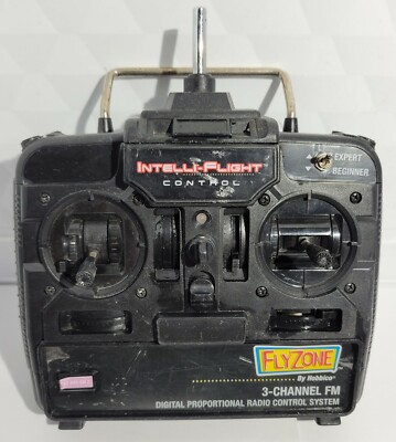 #1943 Hobbico FlyZone Intelli-Flight Digital Radio Control 3-Channel FM ...