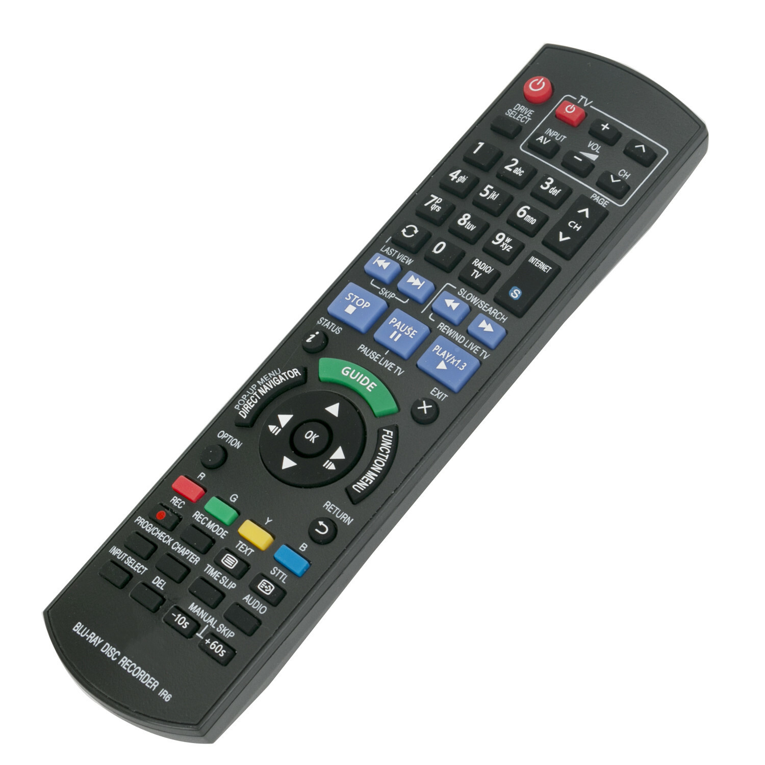 Remote Control For Panasonic DMR-PWT520 DMR-PWT530 DMR-PWT635 Blu Ray ...