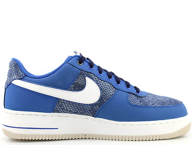 Nike Air Force 1 Snake Skin Blue 488298-410 Mens New | eBay