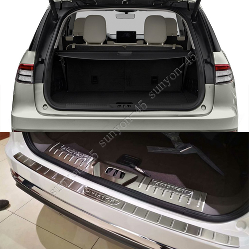 For Lincoln Aviator 2020-22 Inside+Outer Bumper Protector cover sill ...
