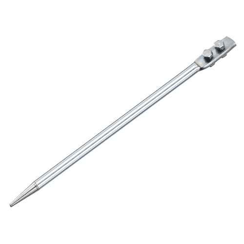 Ground Rod Hot Galvanized Grounding Pin 3.3ft Straight Double Hole ...