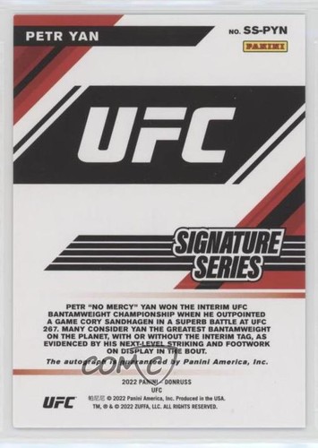 2022 Donruss UFC Signature Series Purple Petr Yan #SS-PYN Auto | eBay