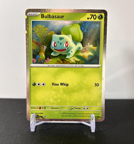 Bulbasaur 151 Black Star Promo 046 COSMOS HOLO HD MINT - Pokémon TCG | eBay