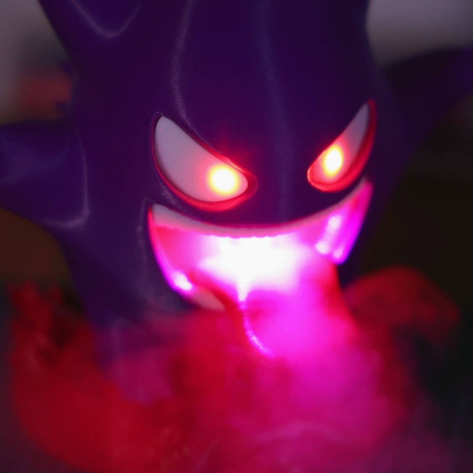 Gastly 3D Printed Pokemon Luminous New Ver Humidifier Cool Desk Decor ...