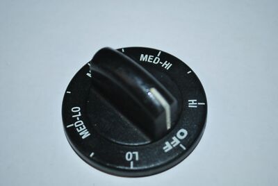 ROPER ESTATE Range Oven Knob Black 3196027 or KIP 5918 WP3196027 ...