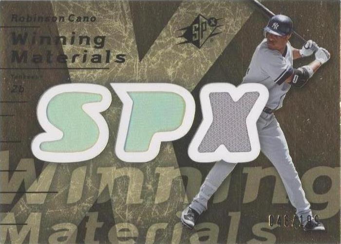 2007 SPx - Winning Materials Robinson Cano #WM-CN Gold /199 (MEM) for ...