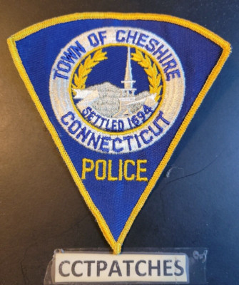 CHESHIRE, CONNECTICUT POLICE SHOULDER PATCH CT | eBay