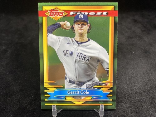 GERRIT COLE 2021 TOPPS FINEST FLASHBACKS #94 BASE CARD / NEW YORK ...