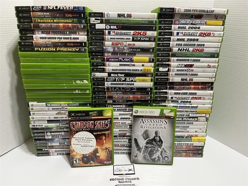 Wholesale Lot of 100 Empty Game Cases for the Original Xbox and 360 ...