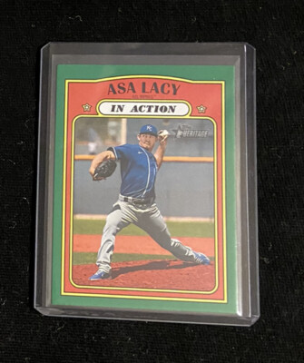 2021 Topps Heritage Minors Green #182 Asa Lacy IA Royals 67/75 | eBay